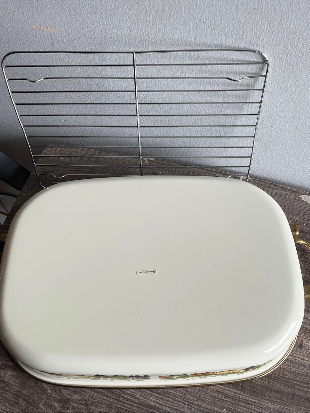 Kitchen | Tabletops Kensington Garden Collection Vtg 115x16 Roaster ...